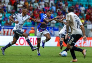 Bahia reage na Fonte Nova e arranca empate contra o Santos após sair ...